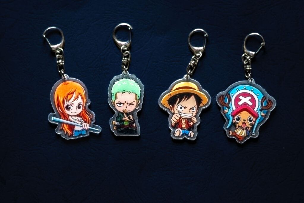 One Piece Acrylic Keychains - Eliza Popzone